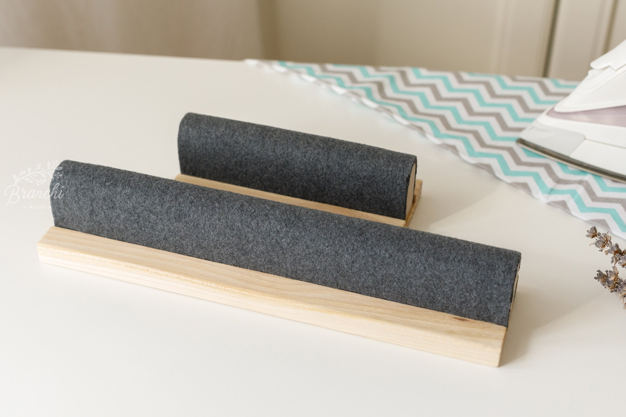 Wool Quilter's Clapper and Presser Bar for Seams, Choice of Two Lengths ...