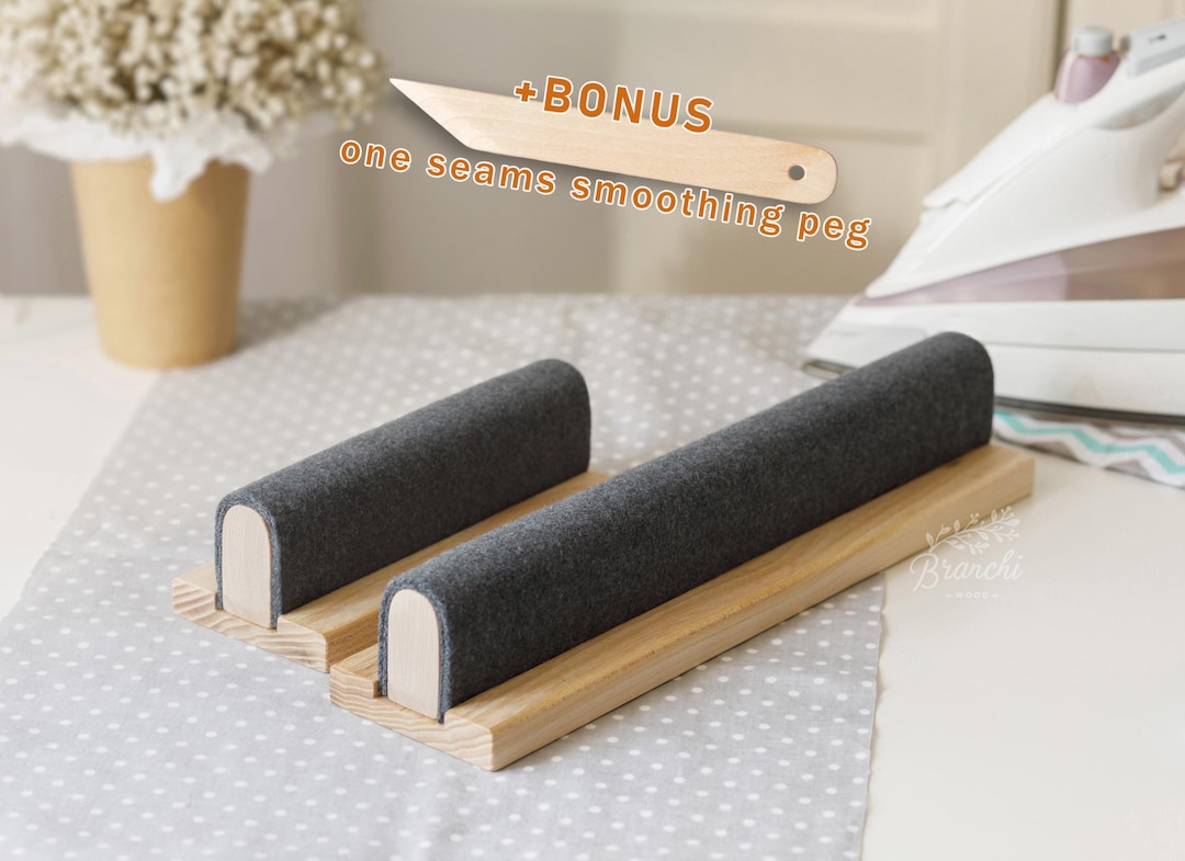 Wool Quilter's Clapper and Presser Bar for Seams, Choice of Two Lengths ...