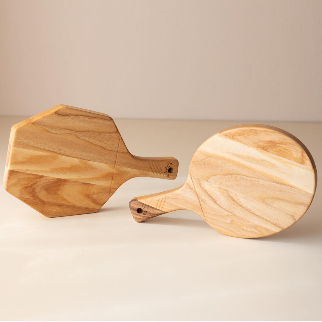 Personalized Ping Pong Paddle Cutting Board – Ash Wood Gift for Table ...