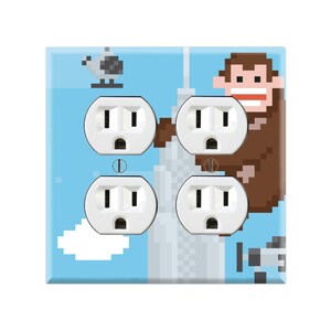Classic Video Game Custom Wall Plate Gamer Room Light Switch - Etsy