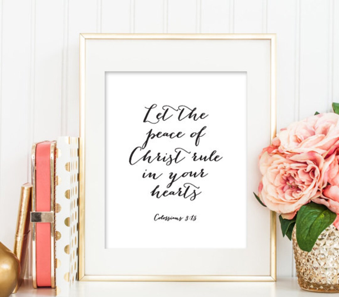 Christian PRINTABLE ART Bible Verse Printable Scripture Art - Etsy