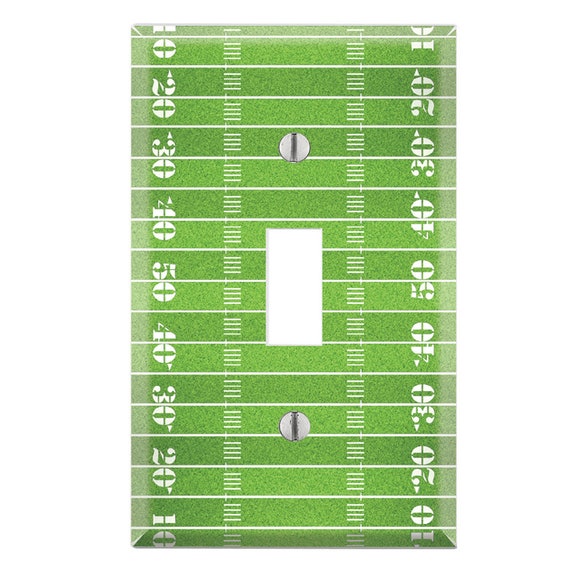 Lighting Switchplates Football Kids Room Switch Cover SN2 Football Fan ...