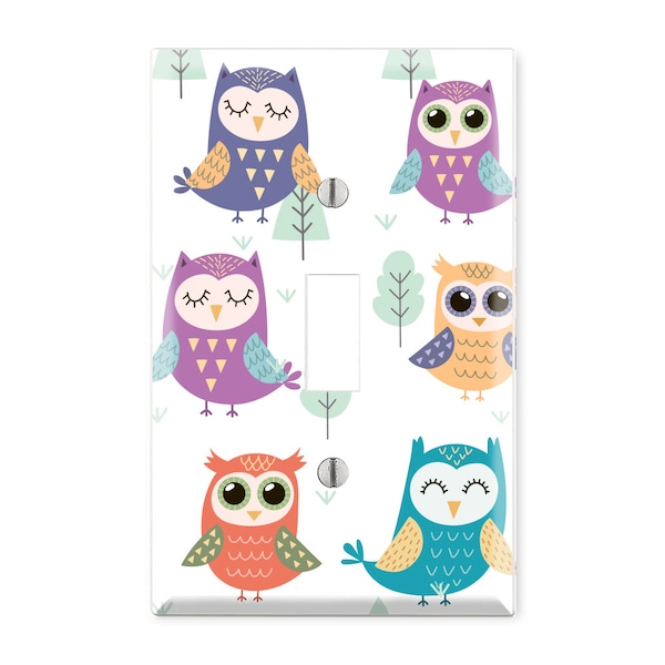 Owl Switch Plate - Etsy