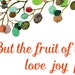 Christian Printable Art Fruits of the Spirit Love Joy Peace - Etsy