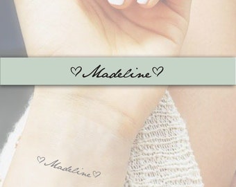 Small Custom Tattoo Design Loopy Script Handwritten Tattoo - Etsy Canada