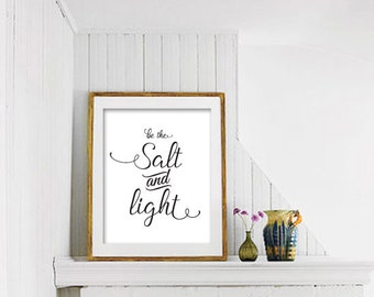Salt and Light Printable - Etsy