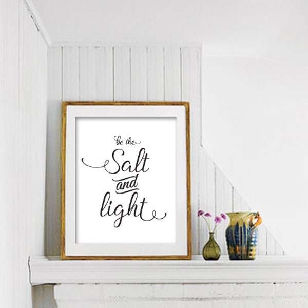 Salt and Light Printable - Etsy
