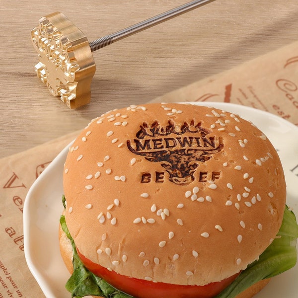 Burger Stamp - Etsy