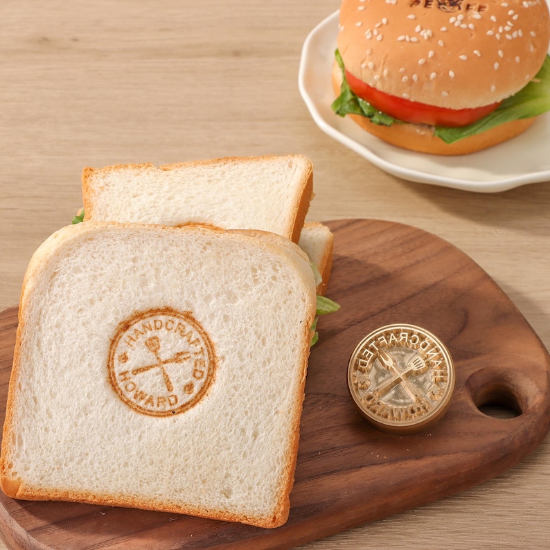 Customized Sourdough Bread Stamp: Bread Logo Branding Iron, Gift for ...