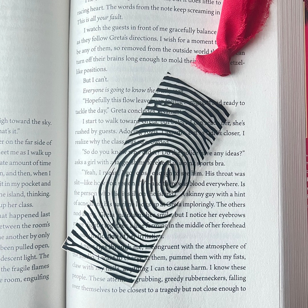 Fingerprint Bookmark - Etsy