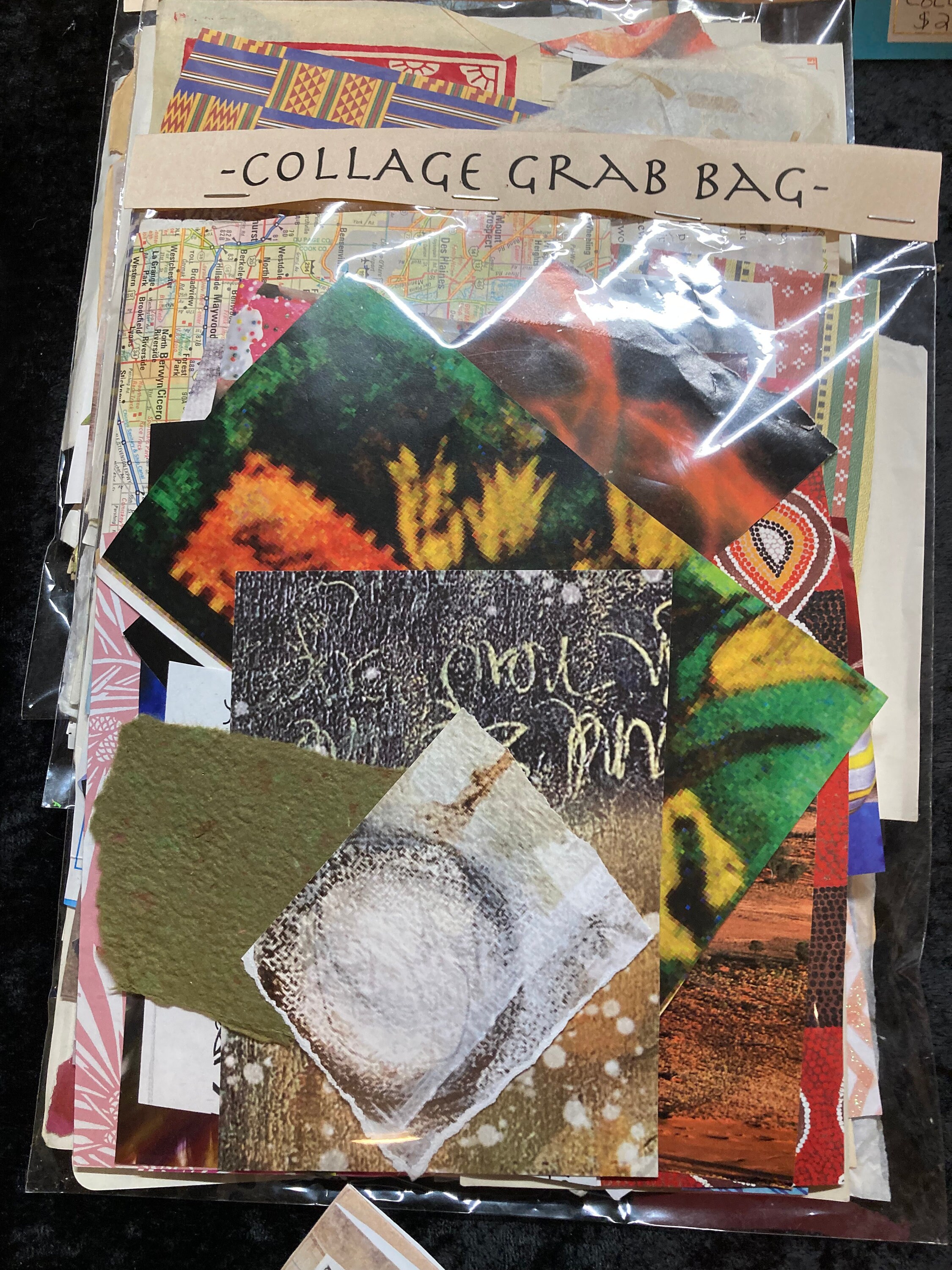Collage Grab Bag - 100 Pieces Collage Ephemera Mixed Media, Art ...