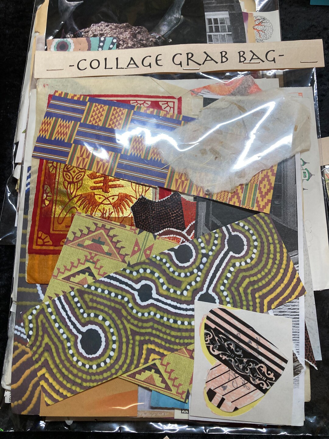 Collage Grab Bag - 100 Pieces Collage Ephemera Mixed Media, Art ...