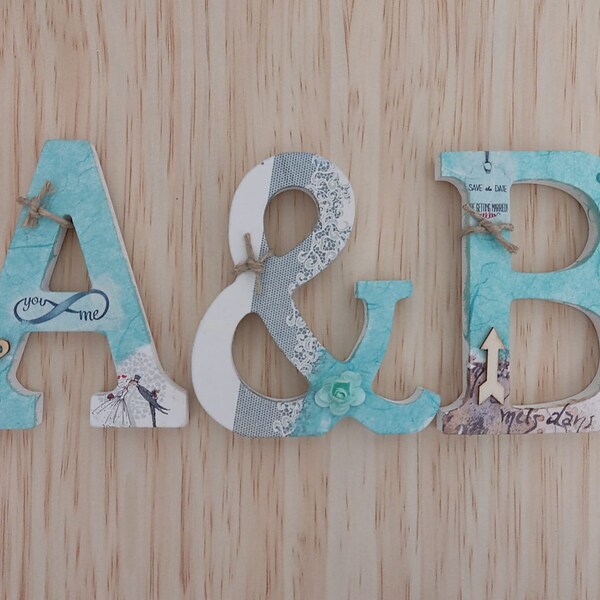 Letras decorativas - Etsy España