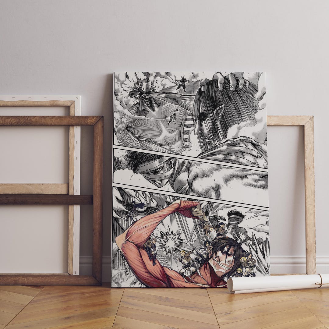Attack on Titan Canvas, Levi Attack on Titan / Anime Poster, AOT Poster ...
