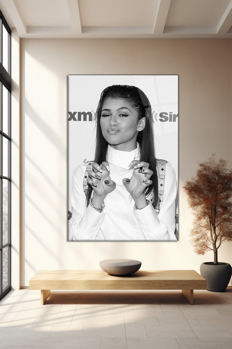 Zendaya Black & White Poster Instant Download Wall Art Celeb Poster I ...