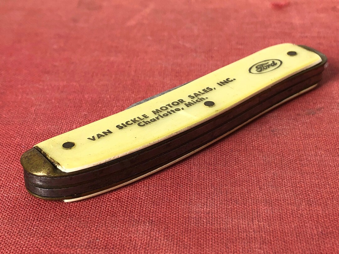 Vintage Pocket Knife Ford Dealership Promo Charlotte, Michigan Van ...
