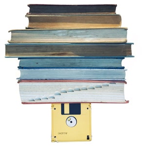 Floppy Disk - Pastel Colors - Pink - Container - Pencil Cup - Planter ...