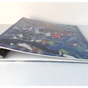 Mighty Morphin Power Rangers - Vintage 1993 - 3-ring Binder - Blue ...