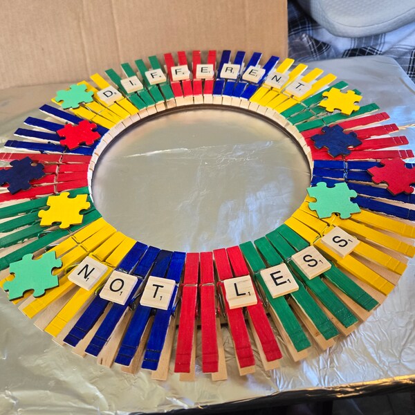 Autism Wreath - Etsy