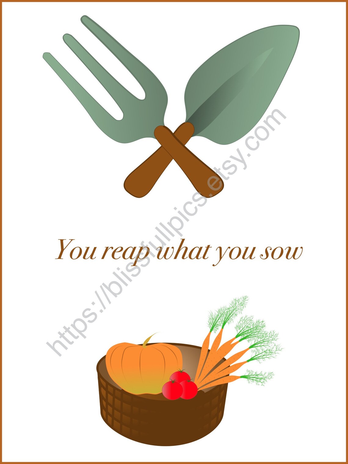 Motivational Poster, Digital Download, Gardening, Sow, Jpeg, Pdf, Svg ...