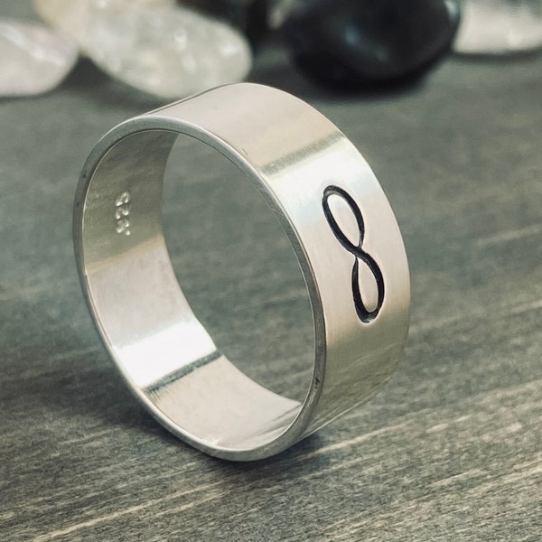 Infinity Symbol Ring - Etsy