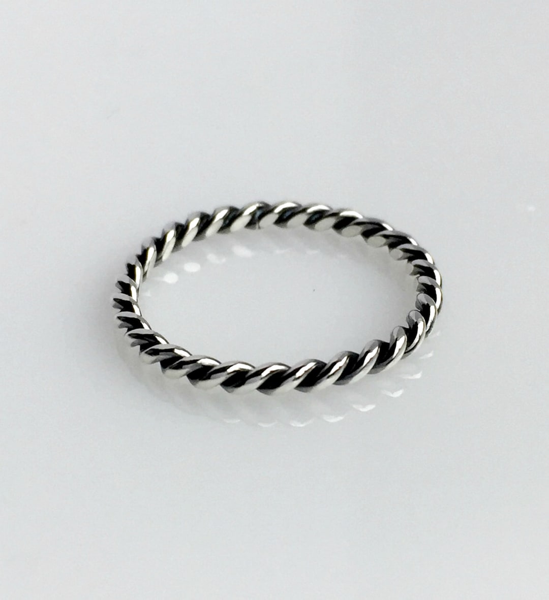Silver Twisted Wire Ring, Braided Silver Ring, Rope Design Ring, Stacking Ring Made in Canada - Etsy