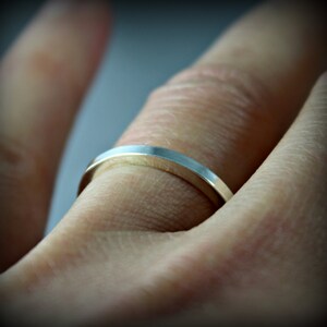 Simple Silver Ring, Square Wire Ring, Midi Ring, Bridesmaid Gift Made ...