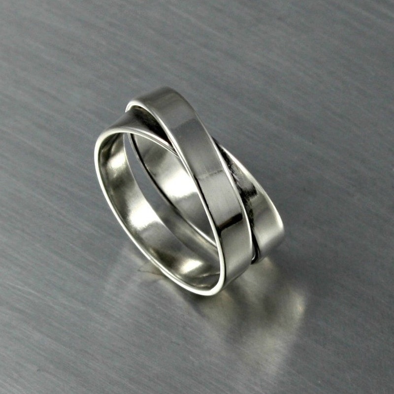Overlapping Ring - Etsy