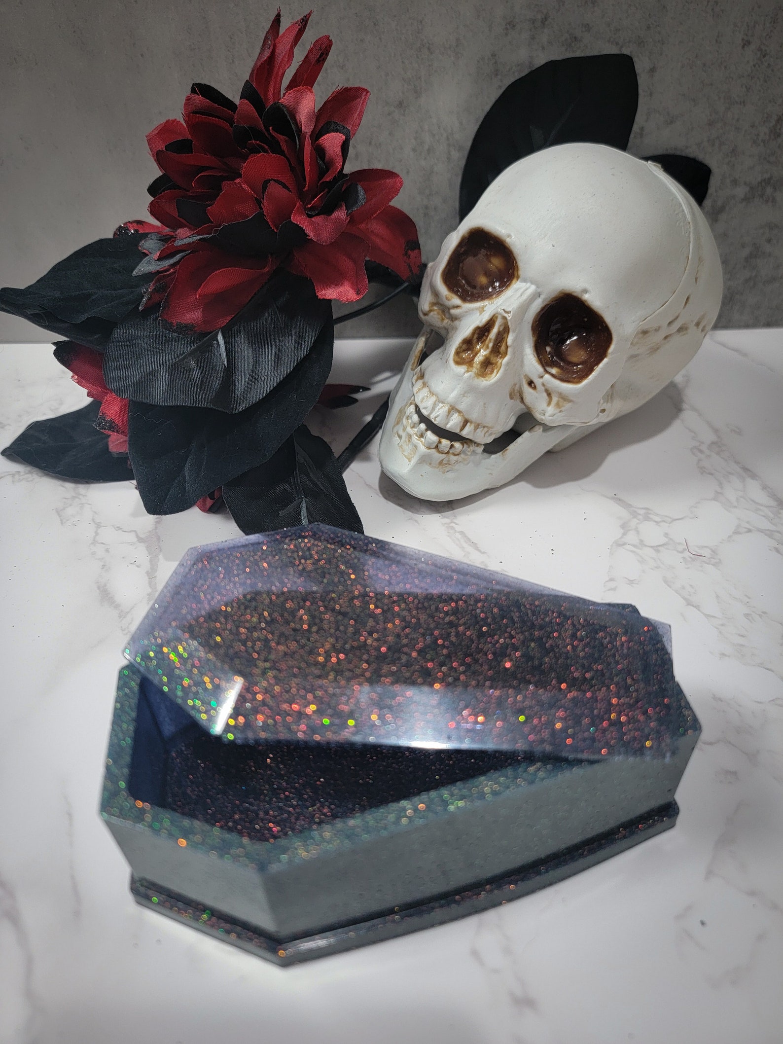 Resin Coffin Box - Etsy