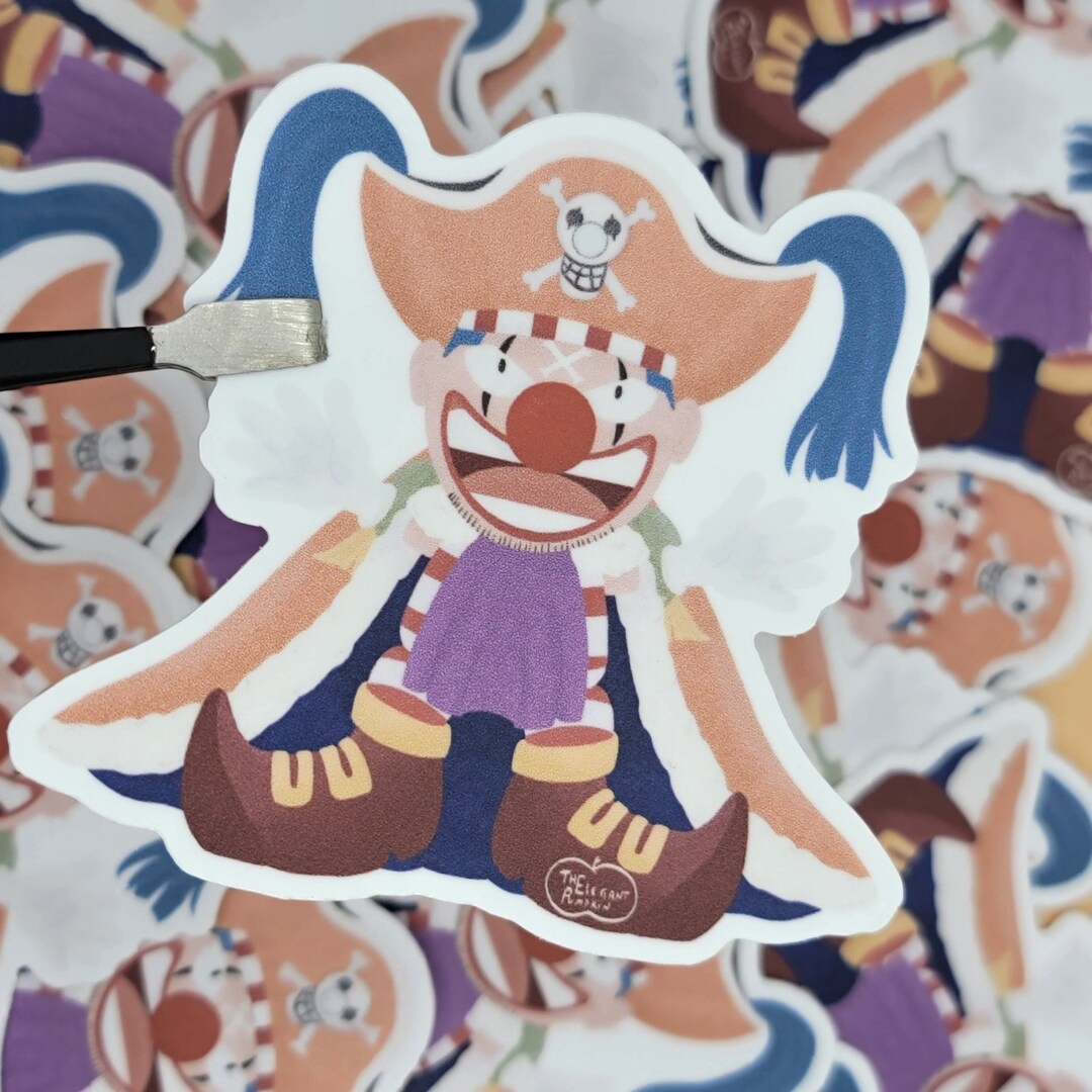 Buggy Sticker one Piece Fanart - Etsy