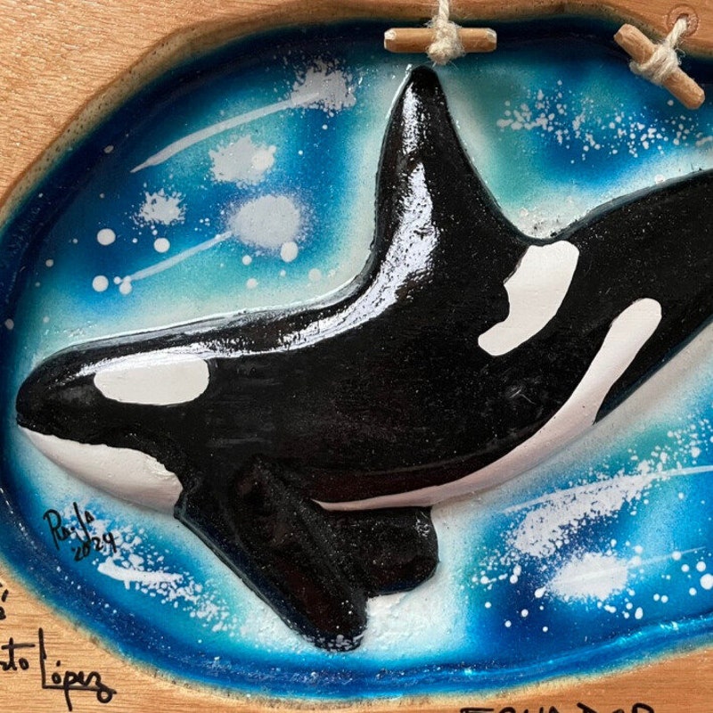 Orca Wood Carving - Etsy