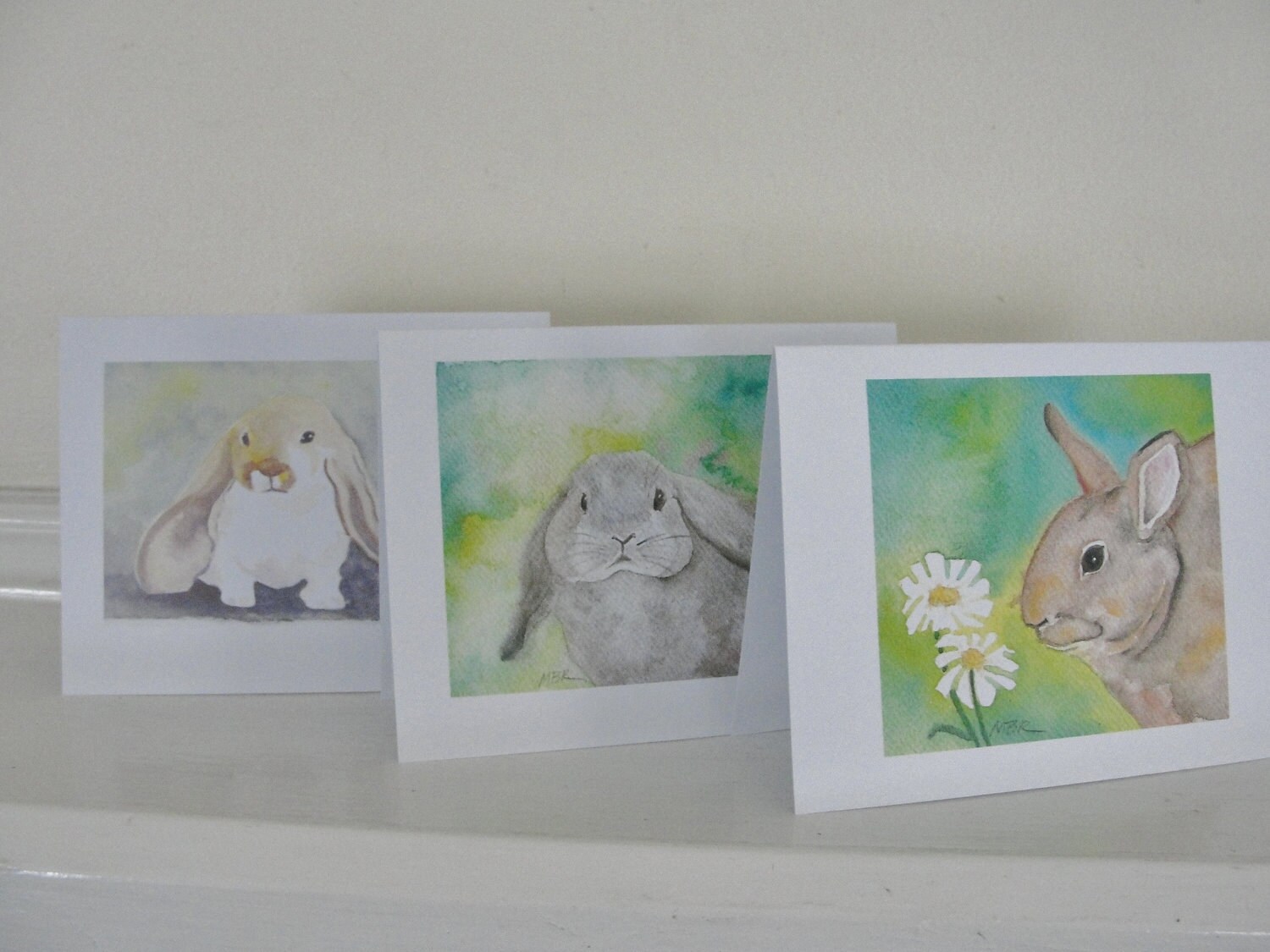 Assorted Bunny Cards Rabbit Note Cards All Occasion Blank - Etsy