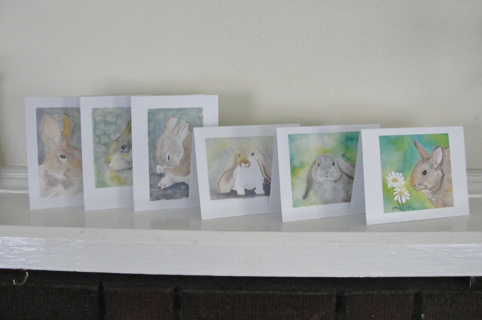 Assorted Bunny Cards Rabbit Note Cards All Occasion Blank - Etsy