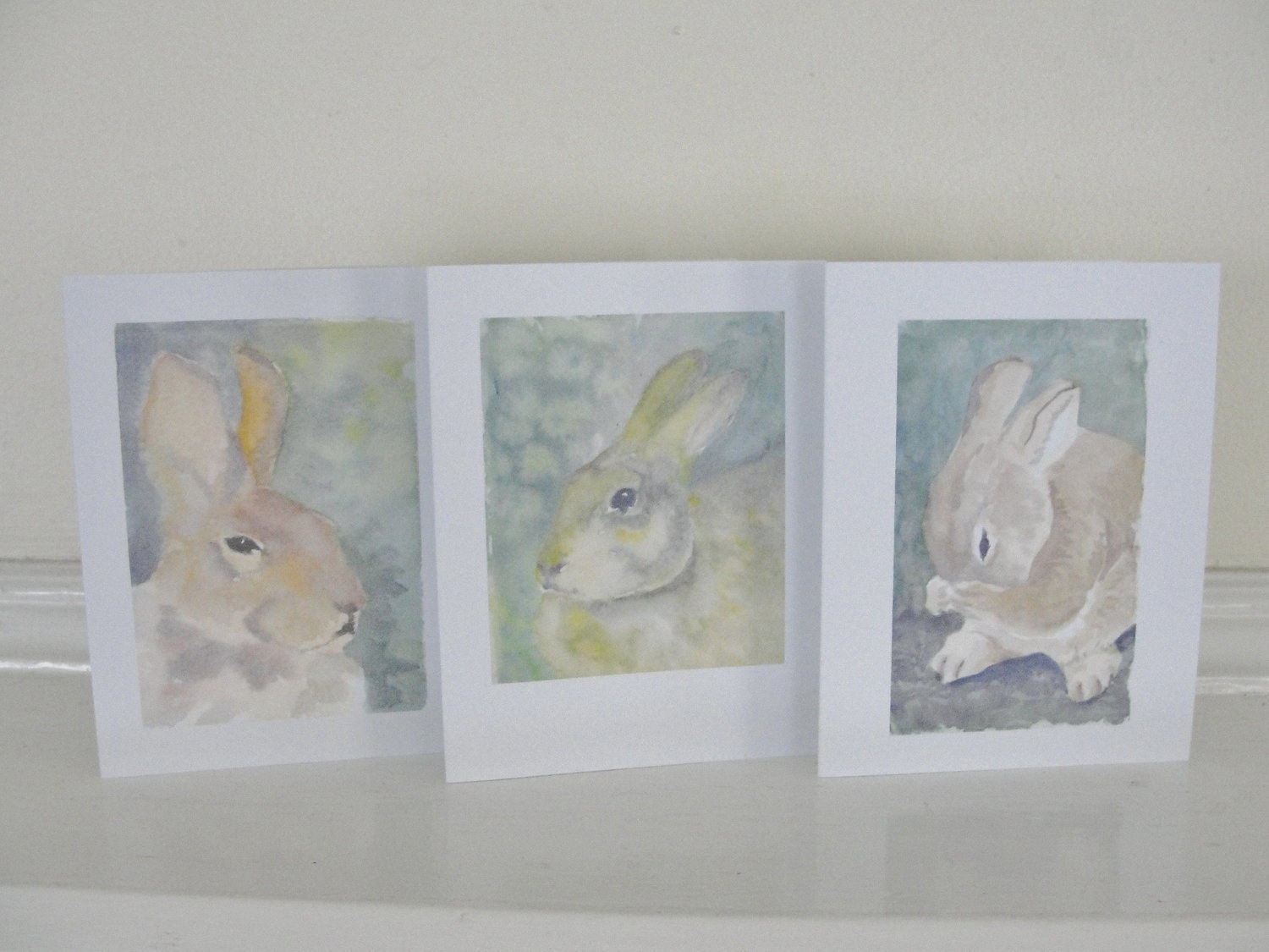 Assorted Bunny Cards Rabbit Note Cards All Occasion Blank - Etsy