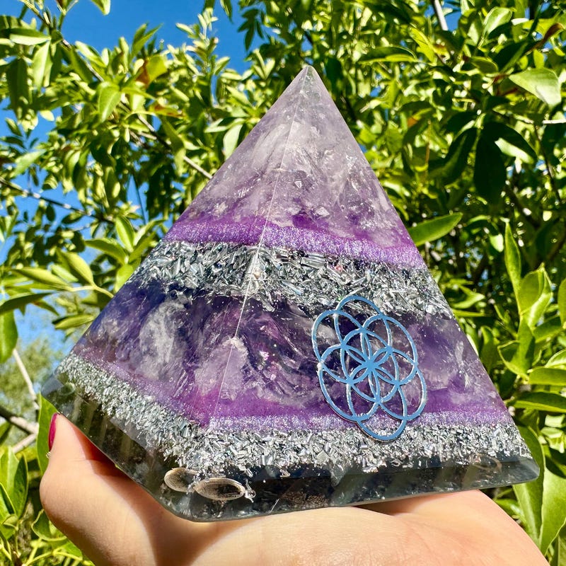 Amethyst Orgonite - Etsy