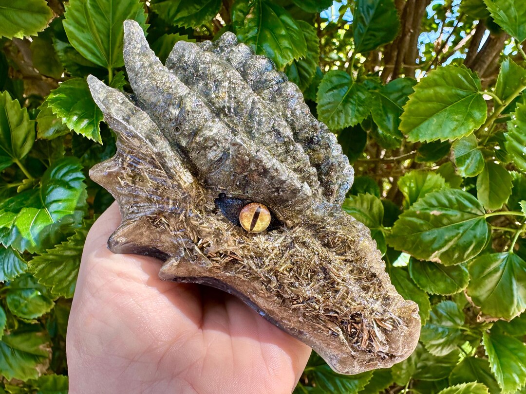 Iron Pyrite Orgonite Dragons Orgone Generator With Selenite and ...
