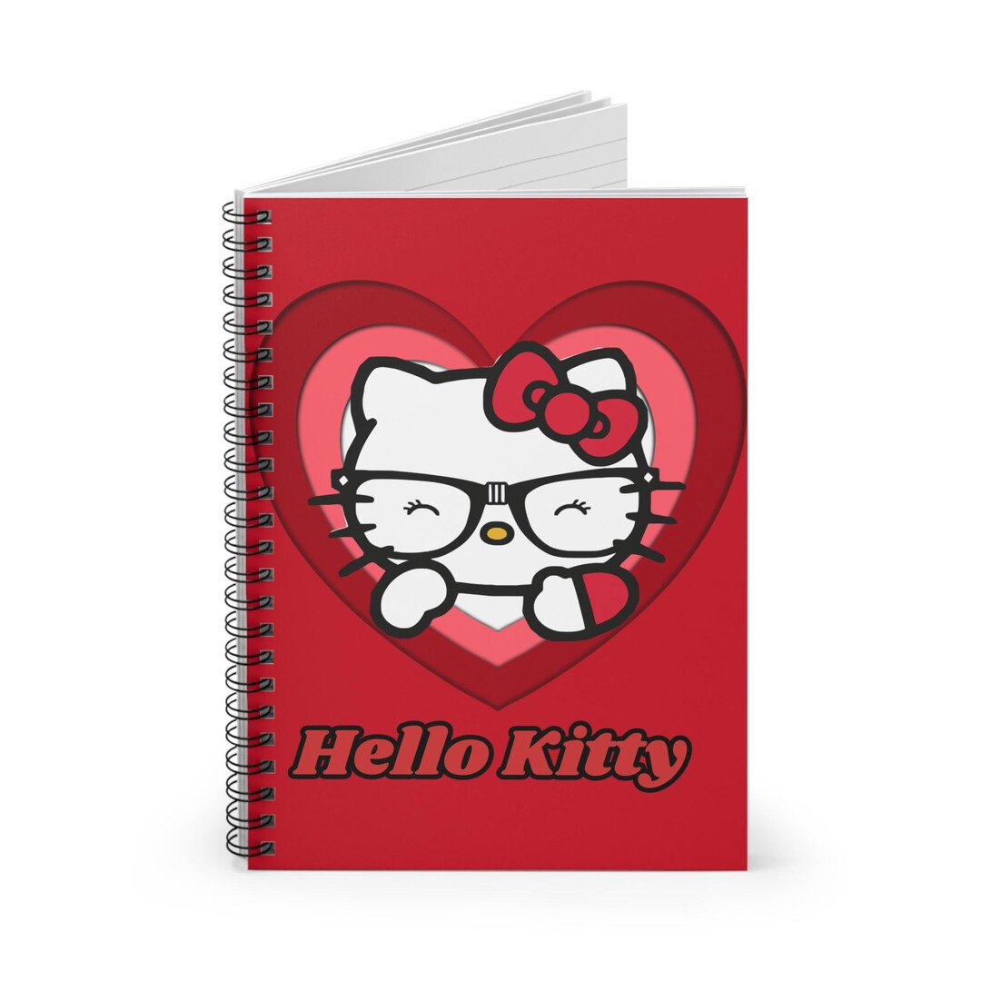 Hello Kitty Spiral Notebook Cute School Supplies, Gift for Kids ...