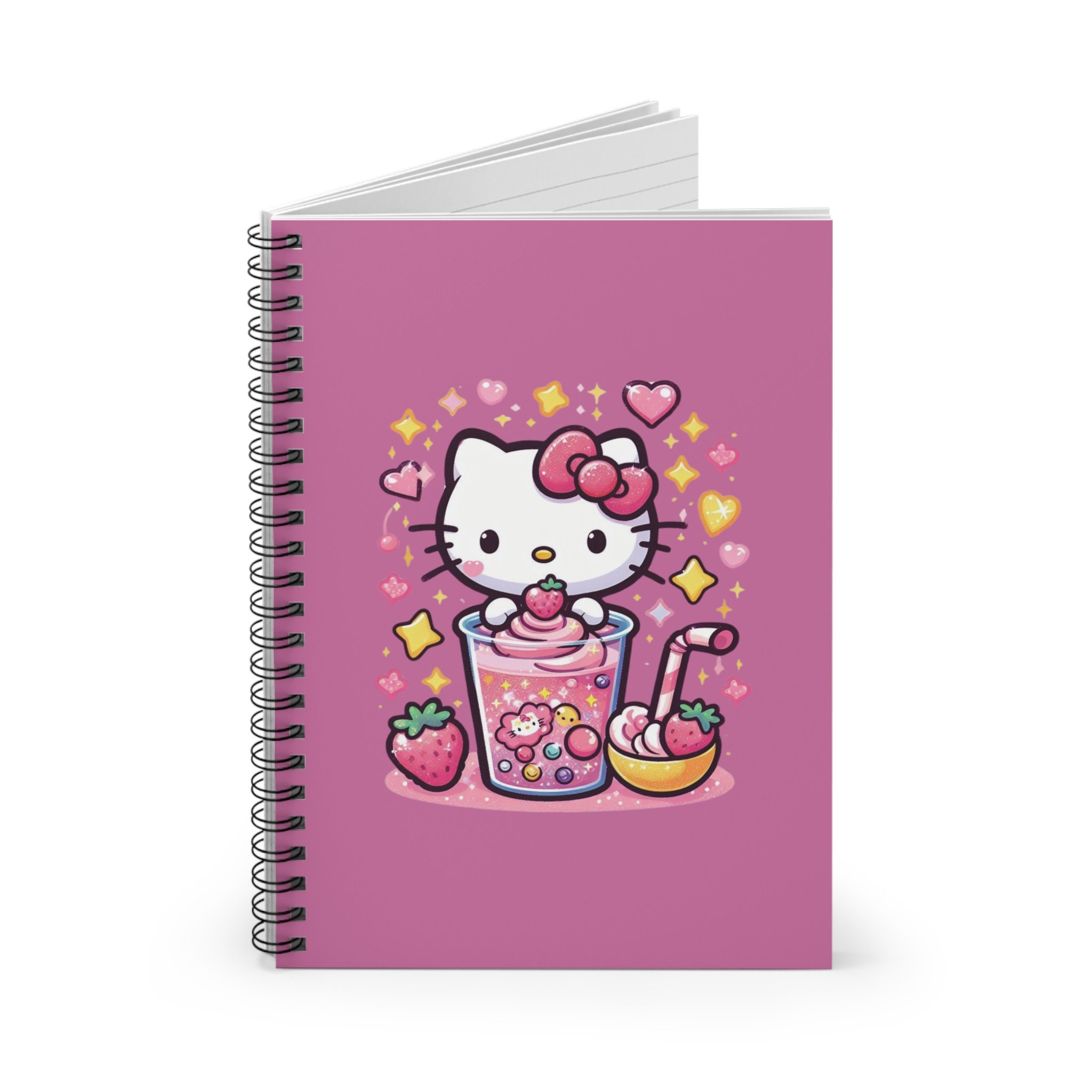 Hello Kitty Cute Journey Birthday Gift Spiral Notebook Ruled Line - Etsy