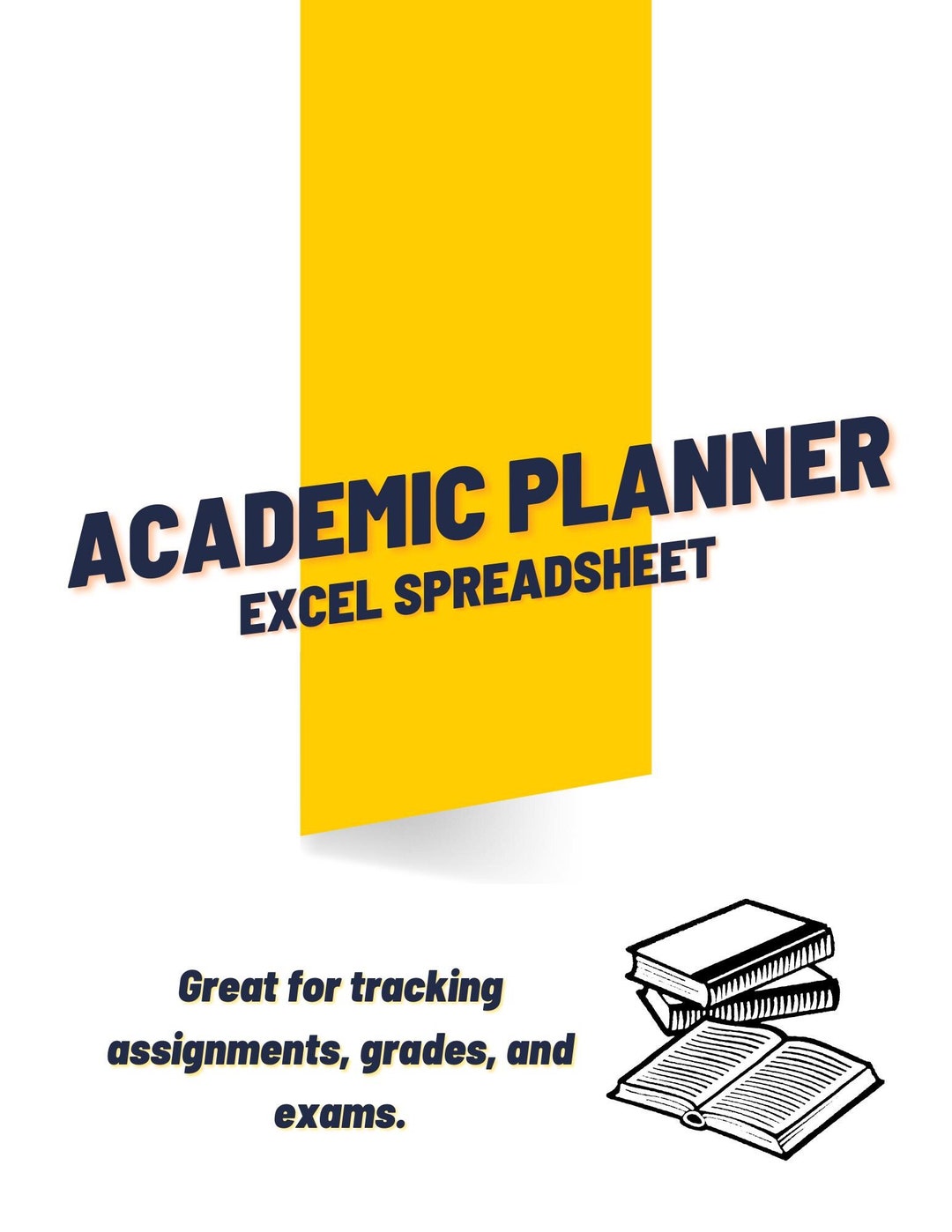 Academic Planner - Excel Spreadsheet - Etsy