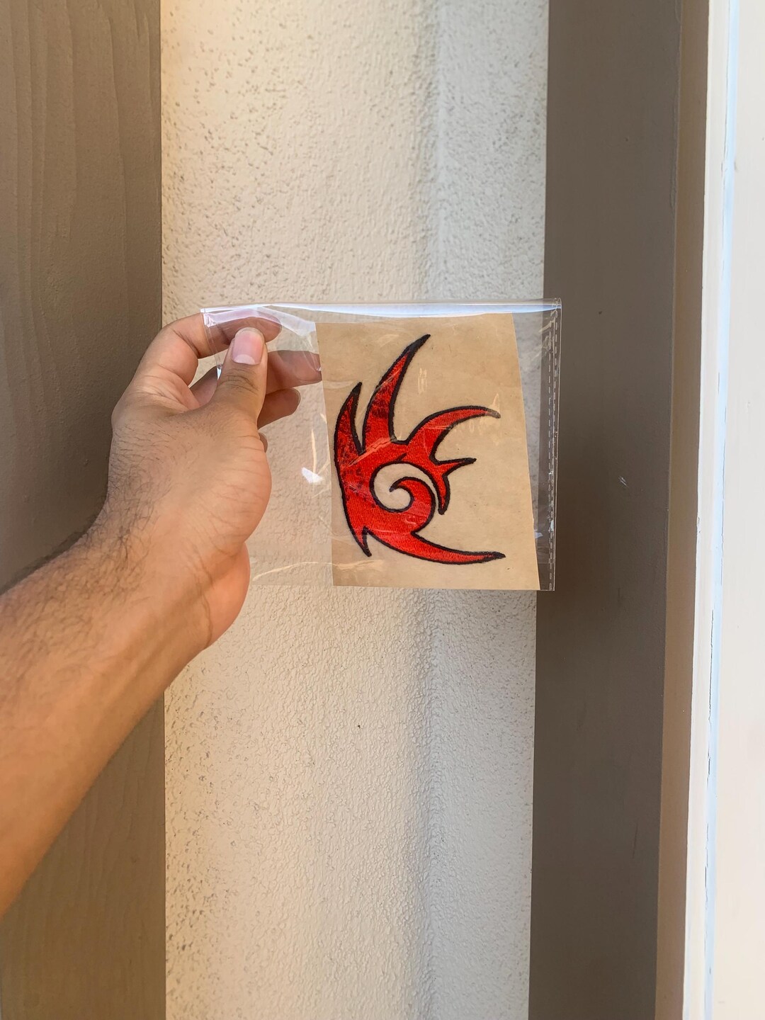 Fan Made Shadow the Hedgehog Logo Embroidered Patch - Etsy