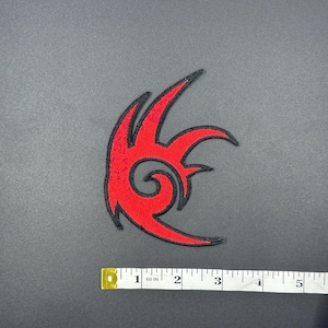 Fan Made Shadow the Hedgehog Logo Embroidered Patch - Etsy