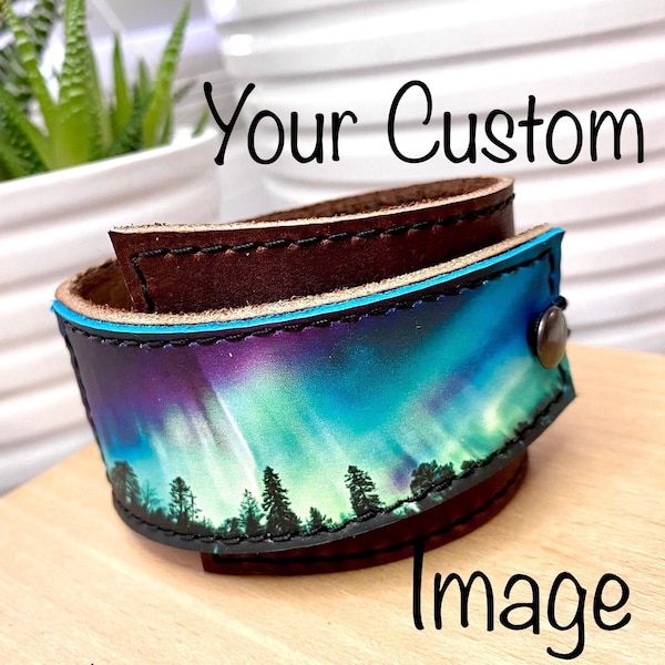 Photo Cuff Bracelet - Etsy