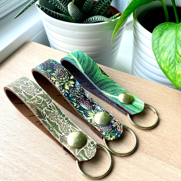 Leather Key Strap - Etsy