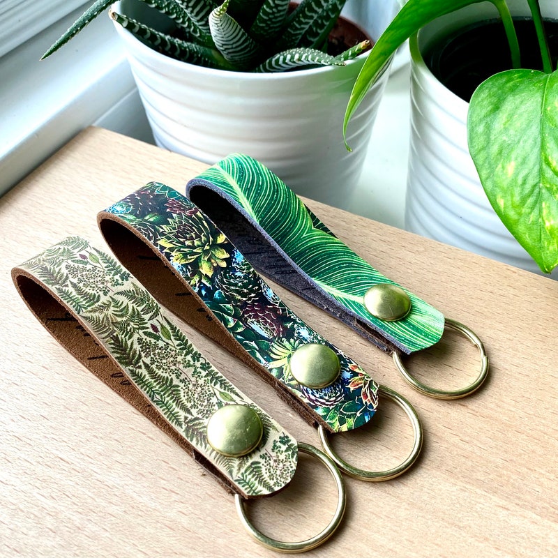 Leather Key Strap - Etsy