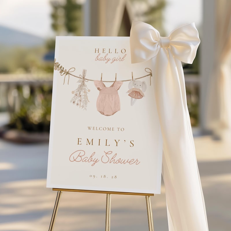 Welcome Baby Sign - Etsy
