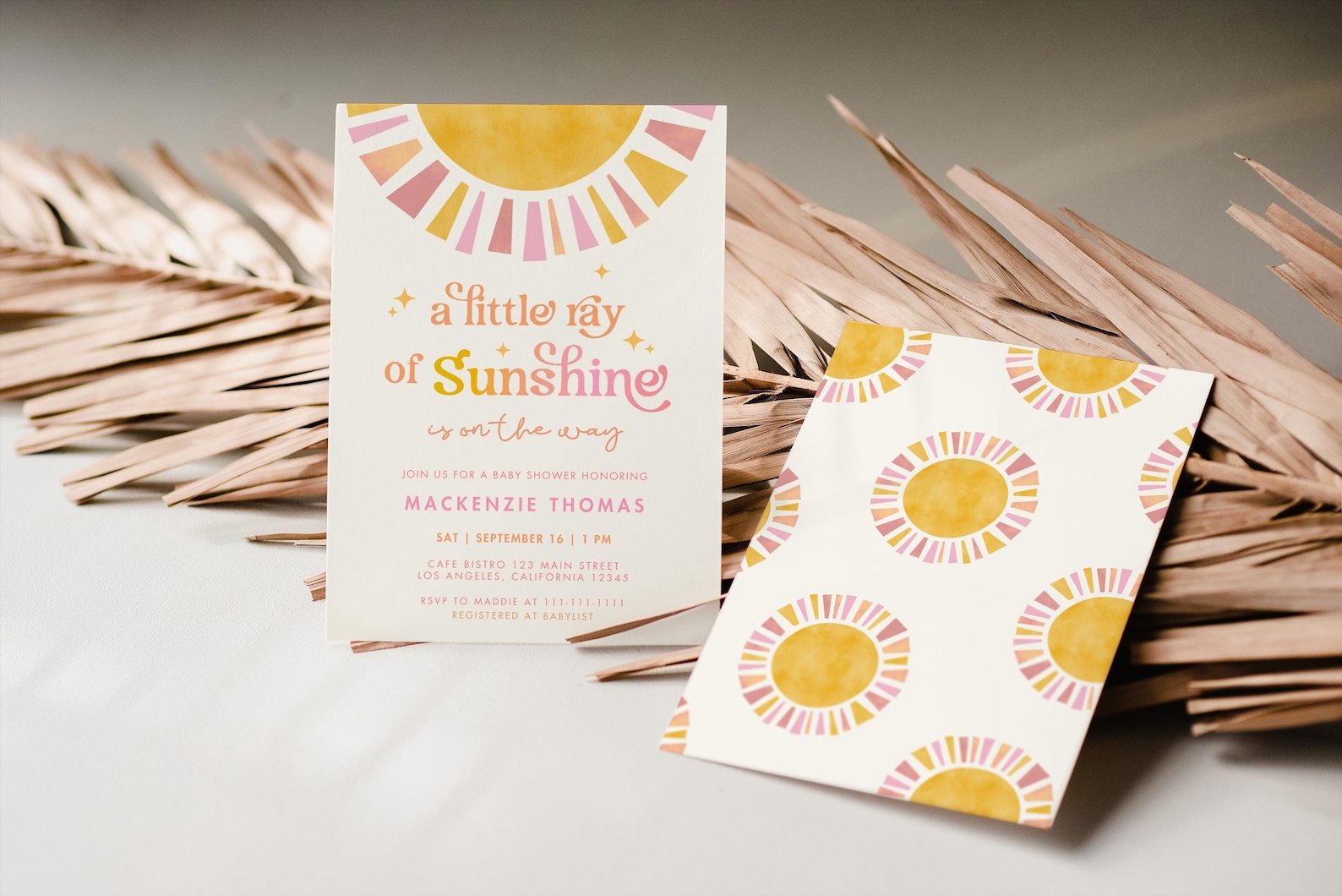 Little Ray of Sunshine Baby Shower Welcome Sign | Boho Retro Sun Girl ...