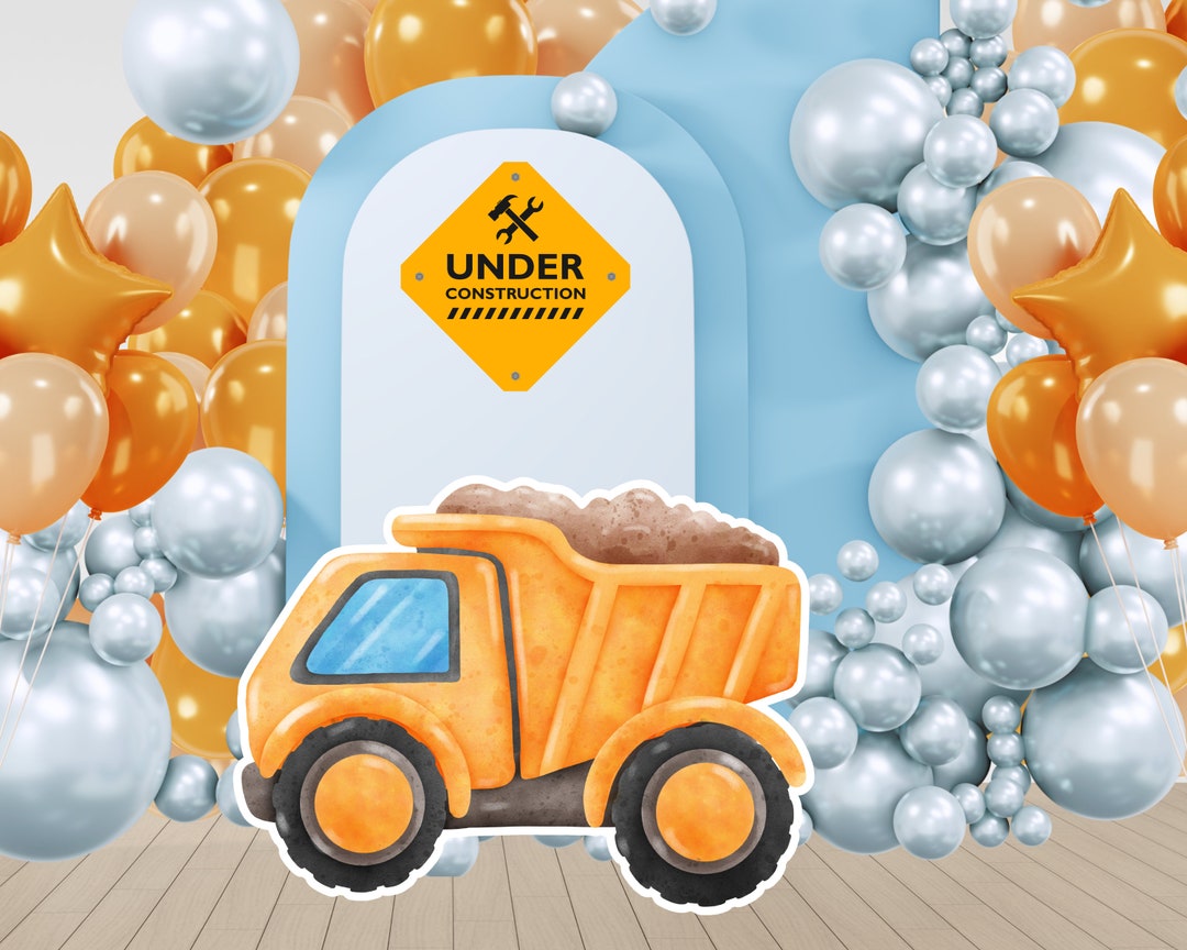 Dump Truck Cutout Big Decor Construction Party Decor Instant Download ...