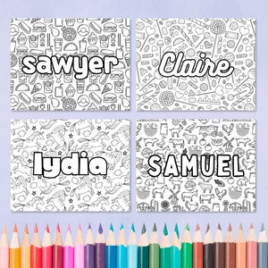 Editable Name Coloring Pages | Customizable Coloring Book | Printable ...