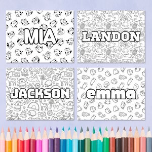 Editable Name Coloring Pages | Customizable Coloring Book | Printable ...