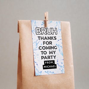 Bruh Pool Party Birthday Welcome Sign | Boy Summer Swim Party Welcome ...